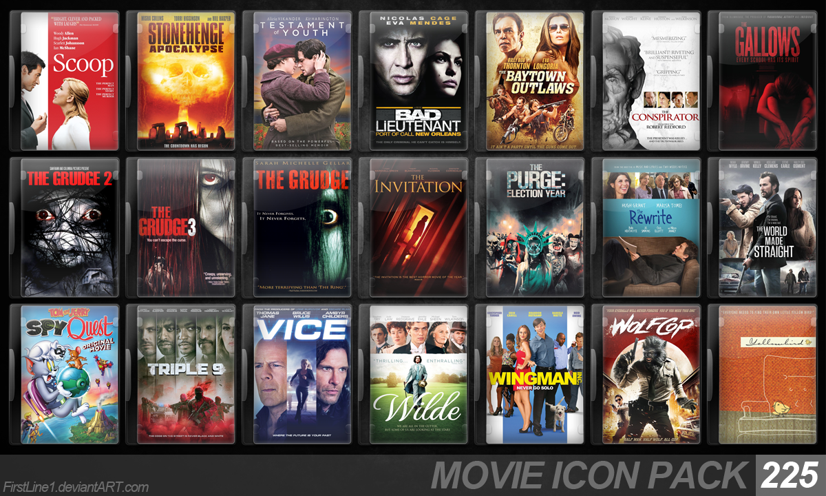 Movie Icon Pack 225 by FirstLine1 on DeviantArt
