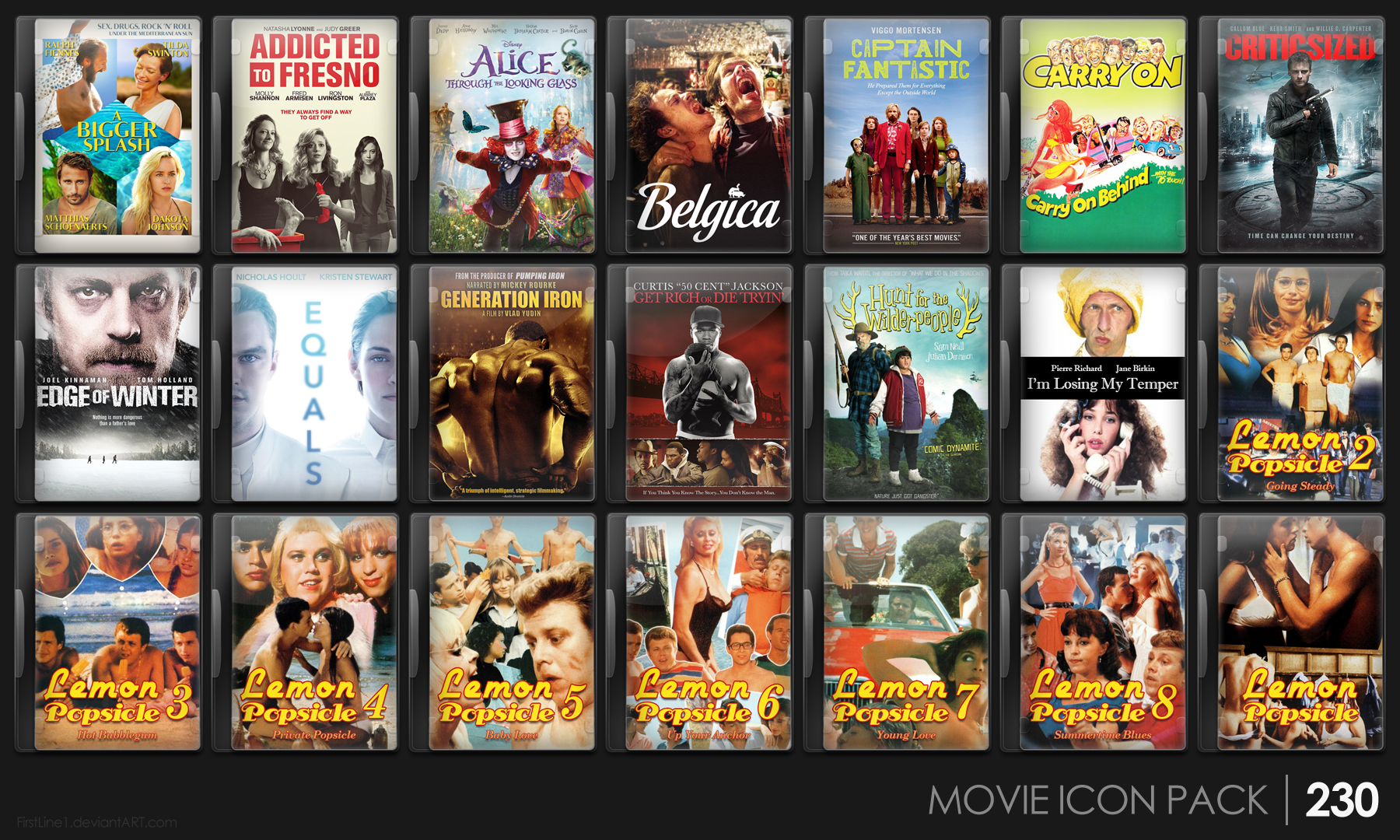 Movie Icon Pack 230 by FirstLine1 on DeviantArt