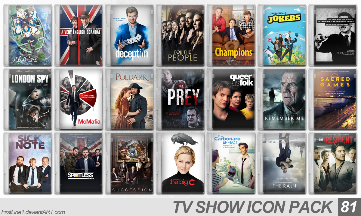 TV Show Icon Pack 81 by FirstLine1 on DeviantArt