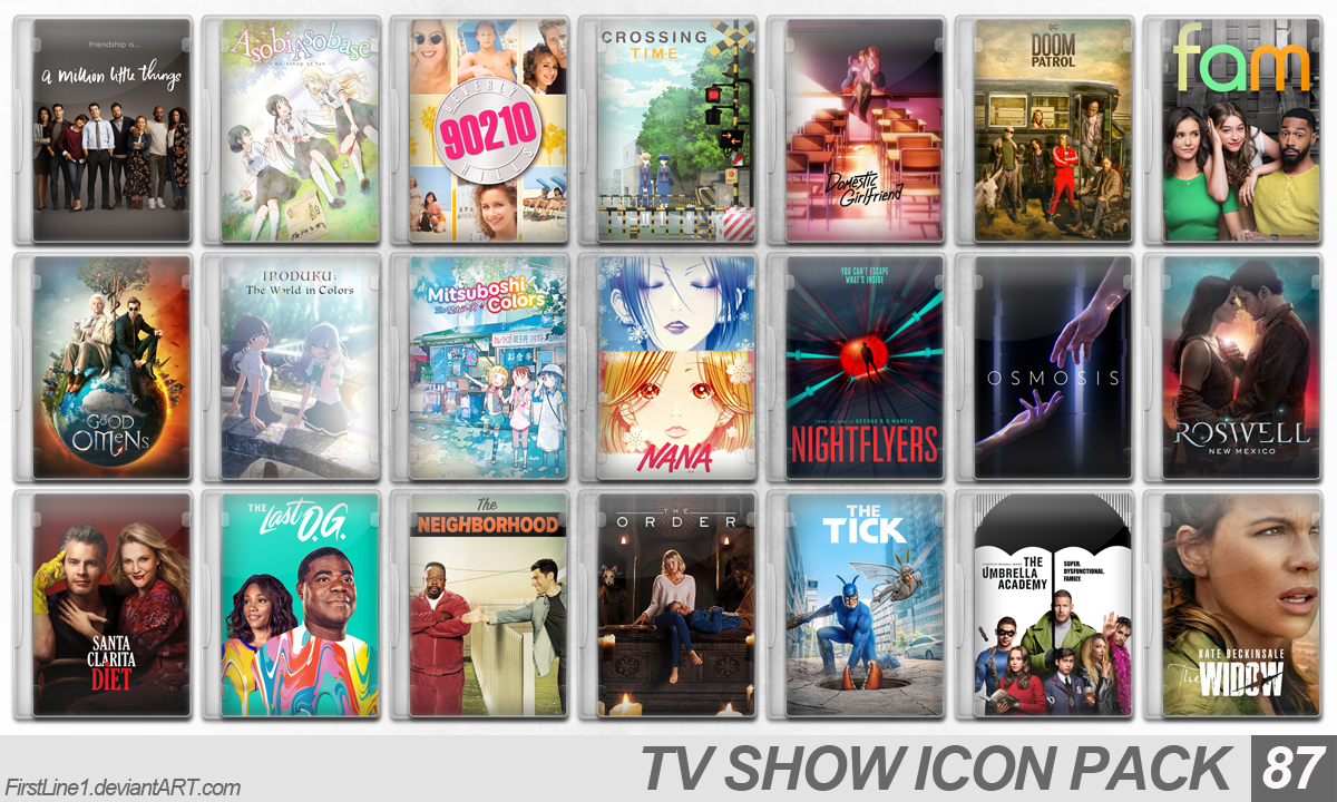 TV Show Icon Pack 87 by FirstLine1 on DeviantArt