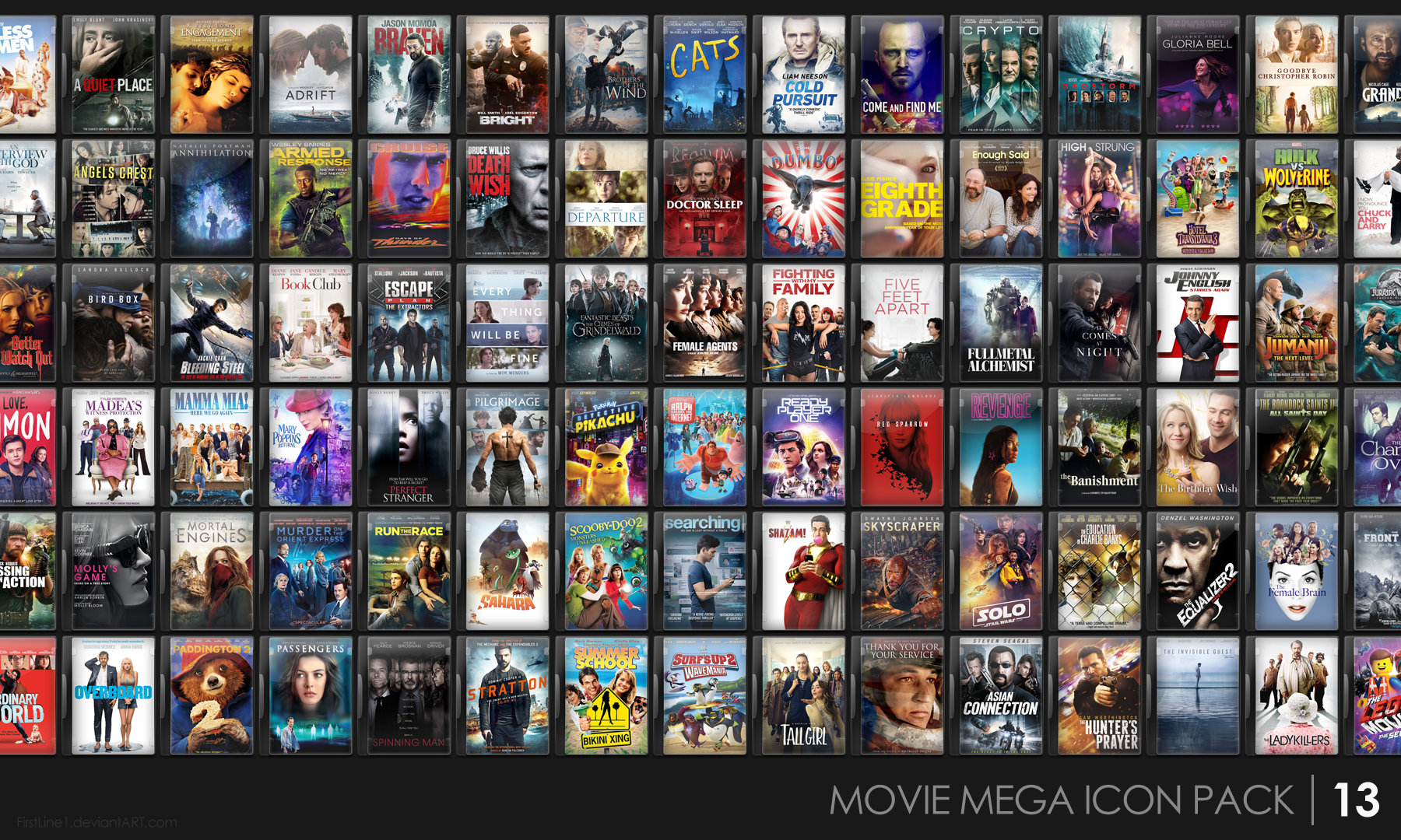 Movie Mega Icon Pack 13 by FirstLine1 on DeviantArt