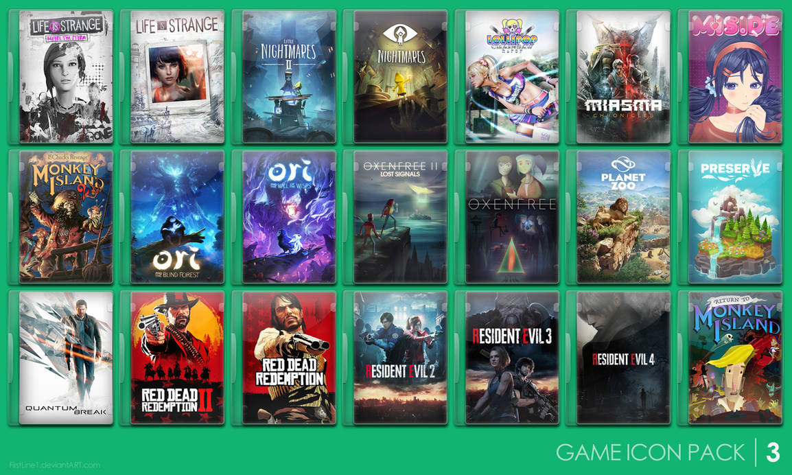 Game Icon Pack 3 by FirstLine1 on DeviantArt