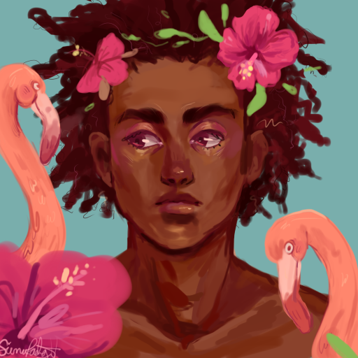 Flamingo Boy by veganbeef on DeviantArt