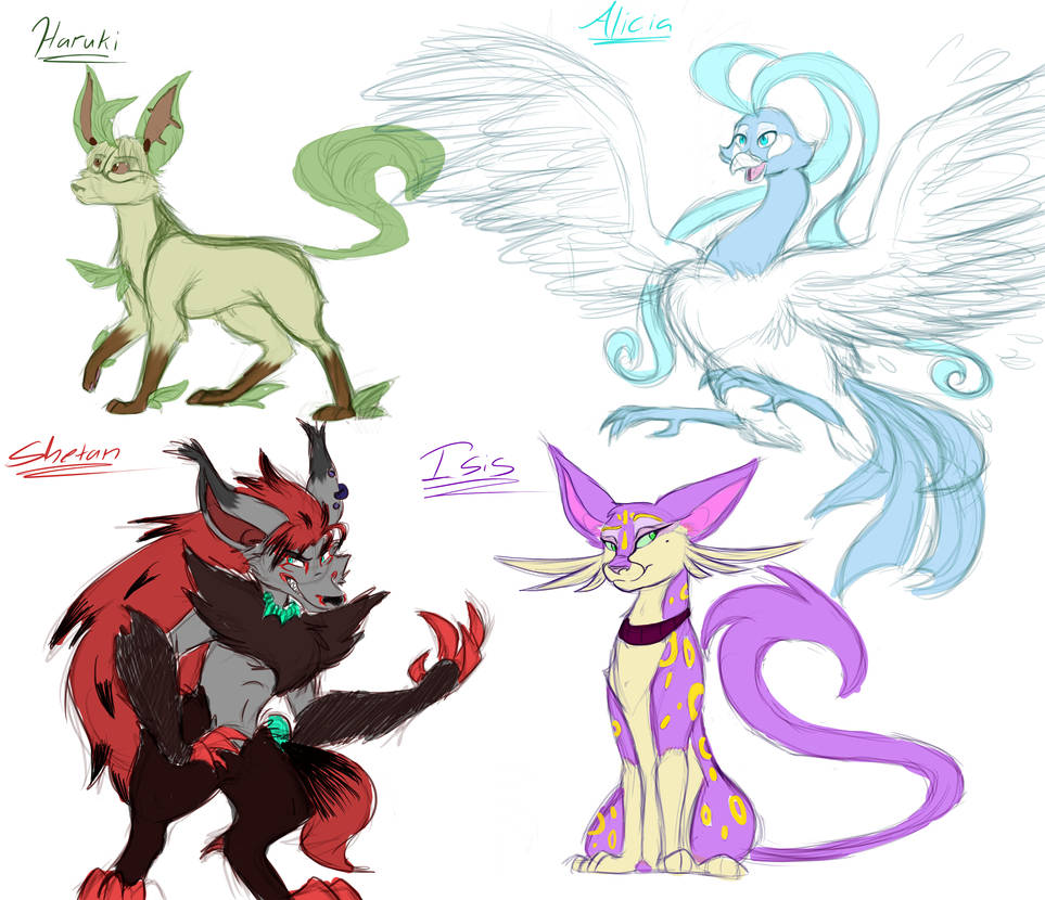 Poke Re-Designs Attempt by Hawkfire45 on DeviantArt