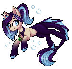 Painted Wave - Pagedoll | Commission by DoeKitty on DeviantArt