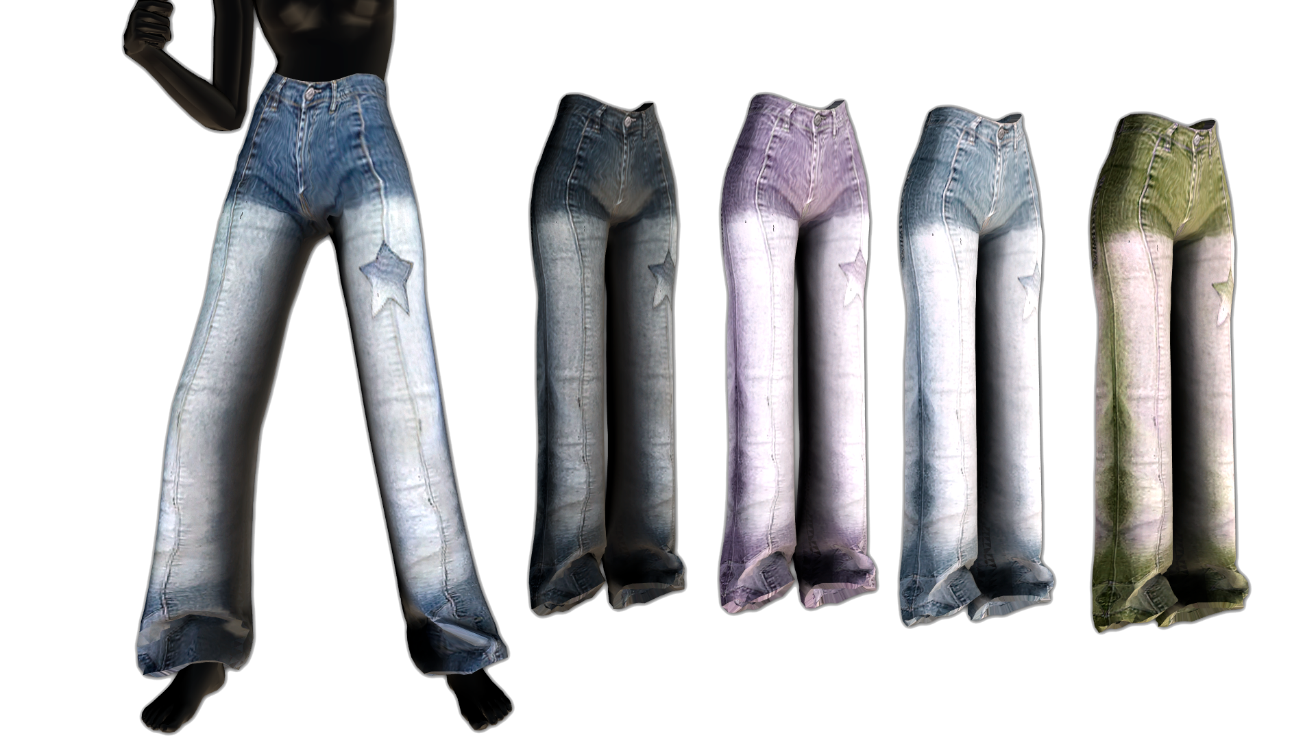 Starts Denim MMD +dl by simscastt on DeviantArt