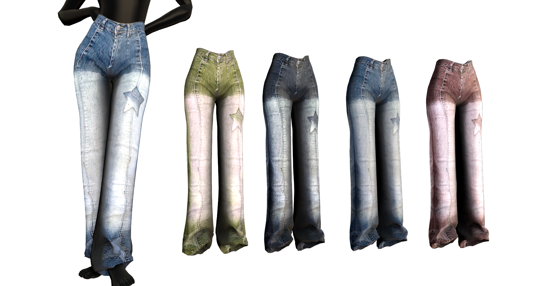 Starts Denim MMD +dl by simscastt on DeviantArt