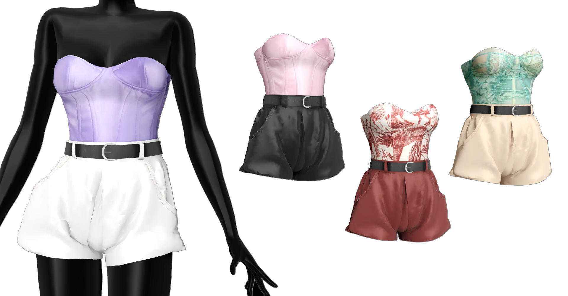 Sc Rocio Jumpsuit MMD+dl by simscastt on DeviantArt