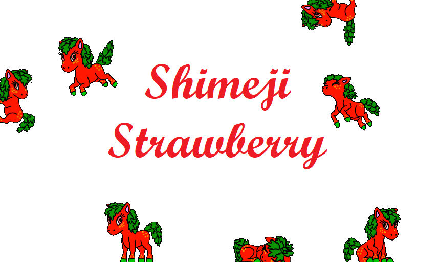 Strawberry The Pony Shimeji by AmethystCNArts on DeviantArt