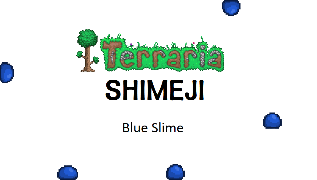 Blue Slime Shimeji by AmethystCNArts on DeviantArt