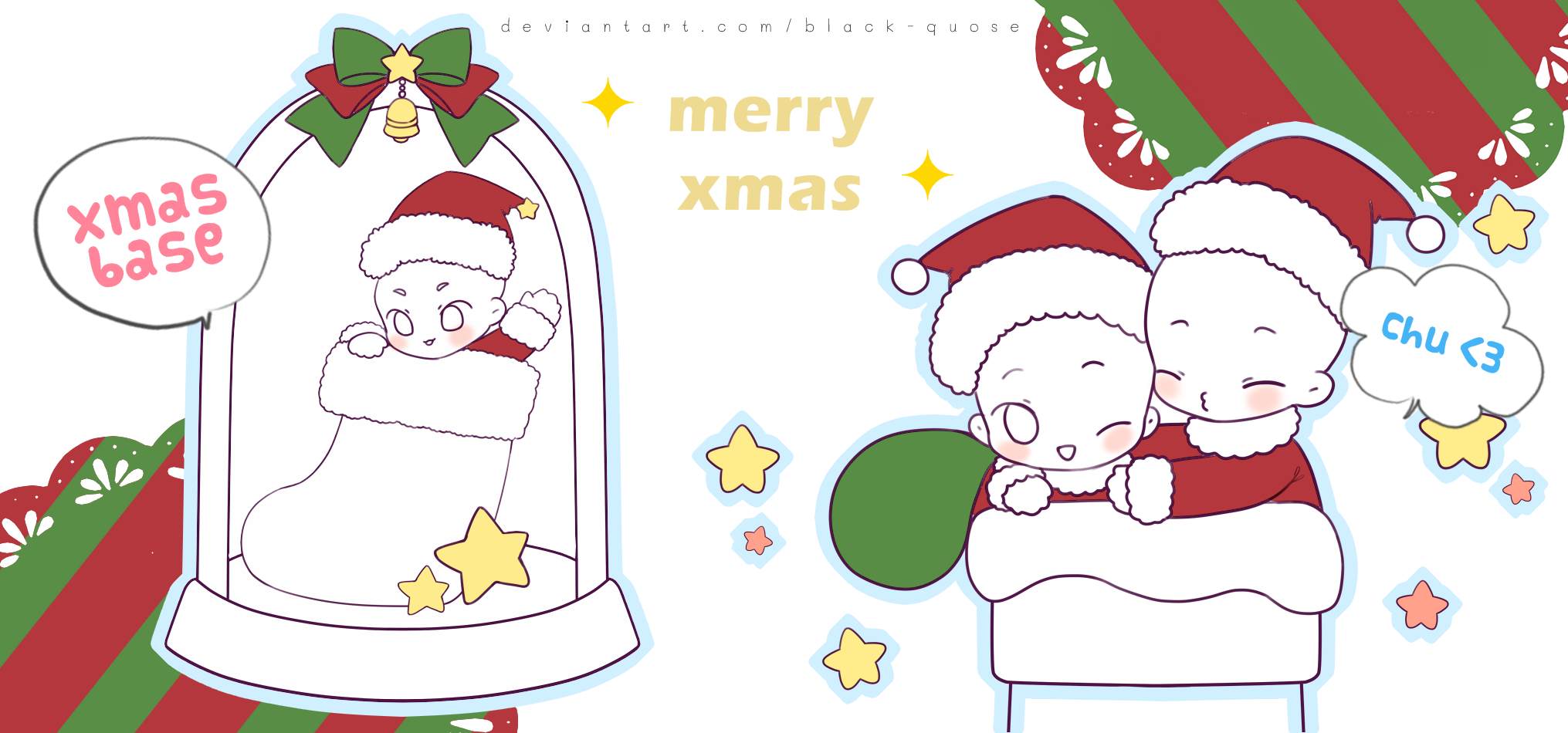 Free to Use Xmas Base! by Black-Quose on DeviantArt