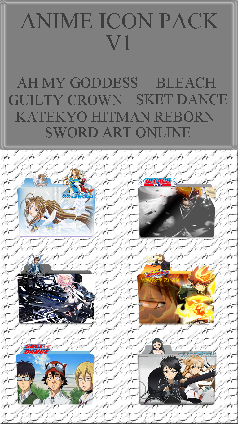 Anime Icon Pack V1 by azmi-bugs on DeviantArt