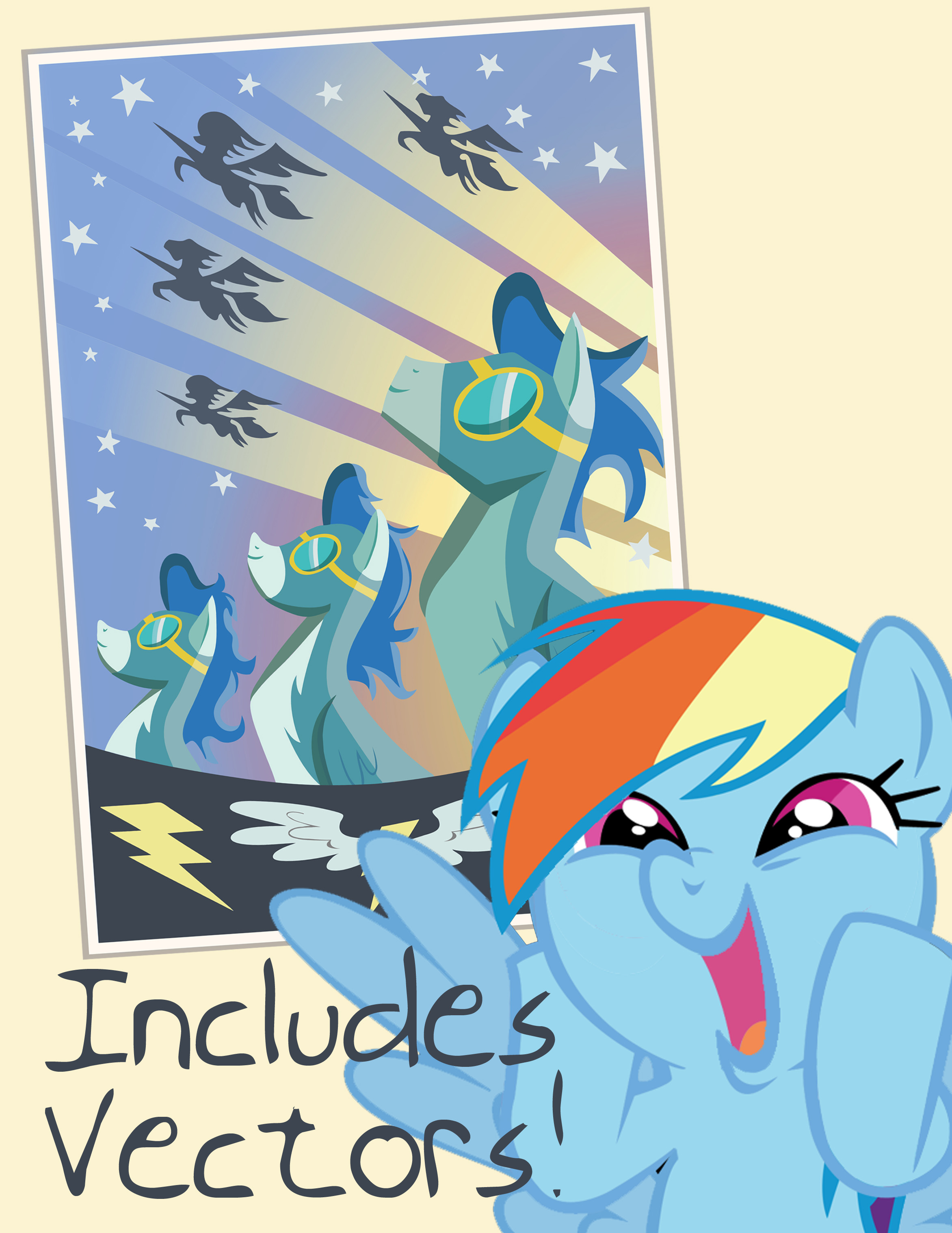 Wonderbolts Poster Vector by SN3AKYfox on DeviantArt