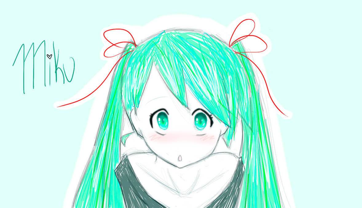 Miku Doodle by CocoDango on DeviantArt