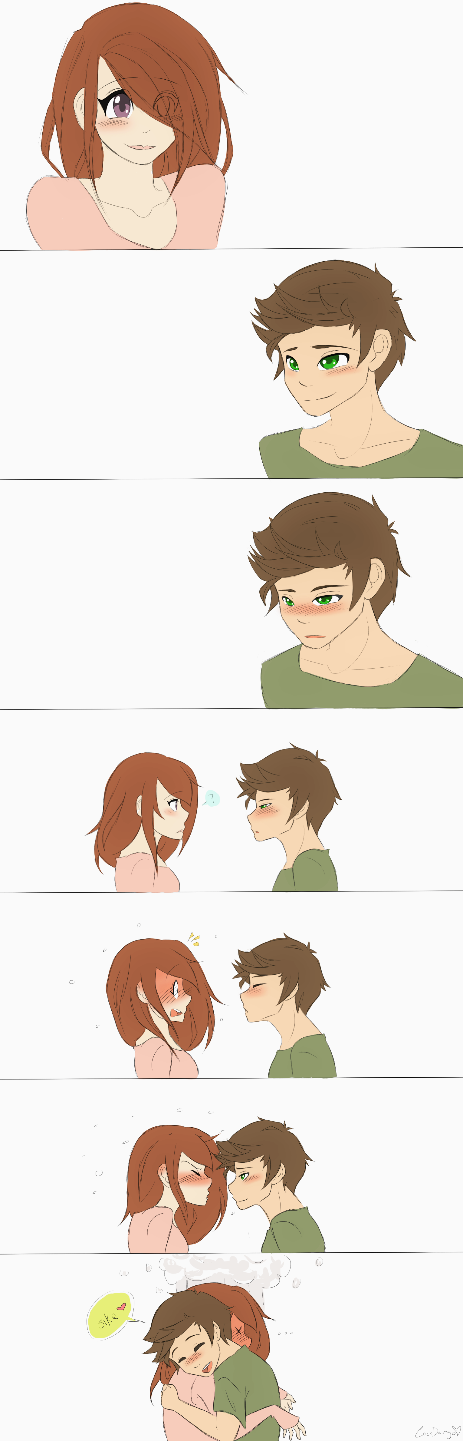 First Kiss (Comic) by CocoDango on DeviantArt
