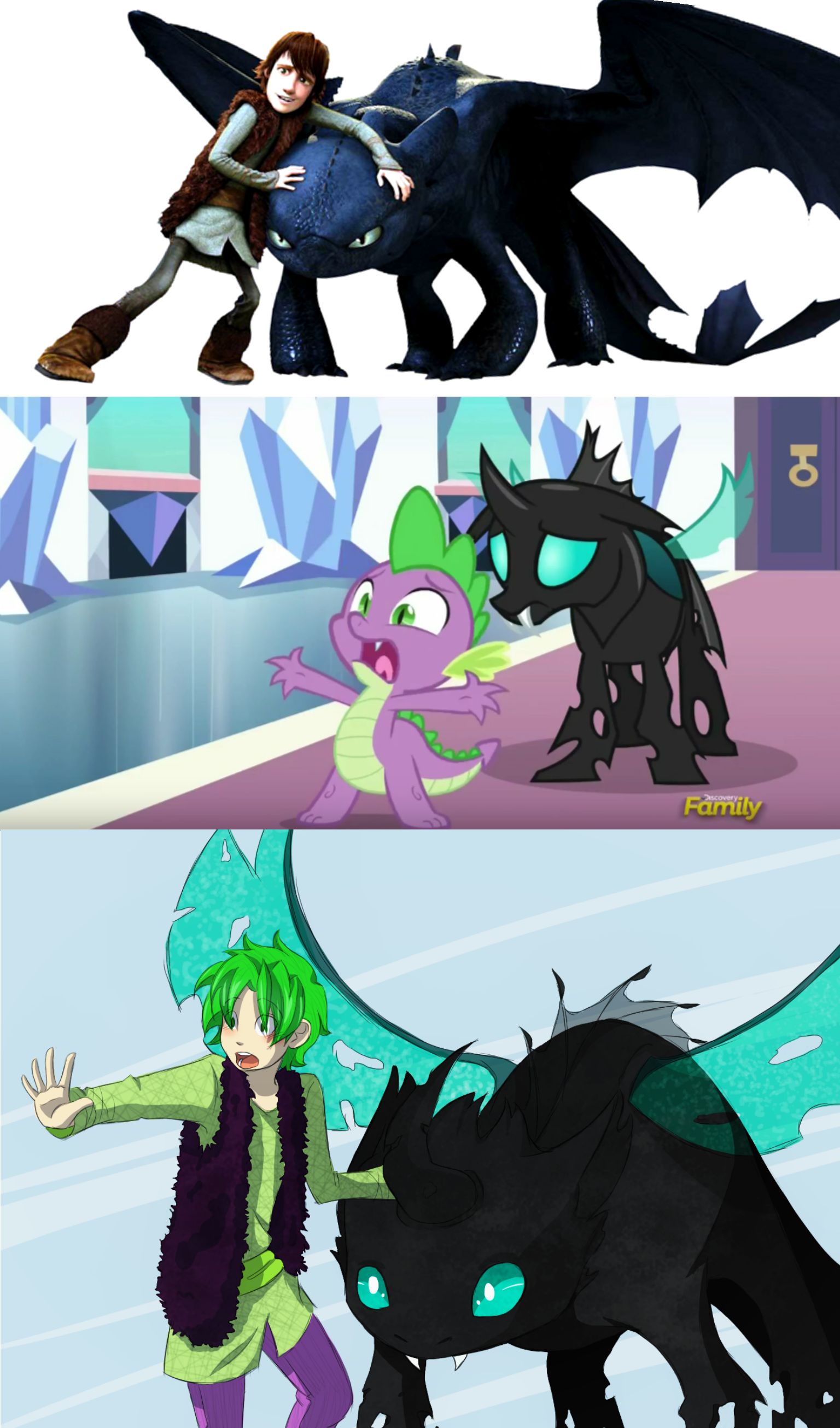 Spike and Thorax/ Hiccup and Toothless Comparison by CocoDango on ...
