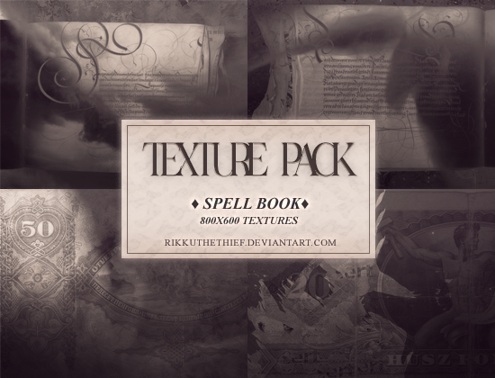 Textures Pack -Spell Book- by Rikku by RikkutheThief on DeviantArt