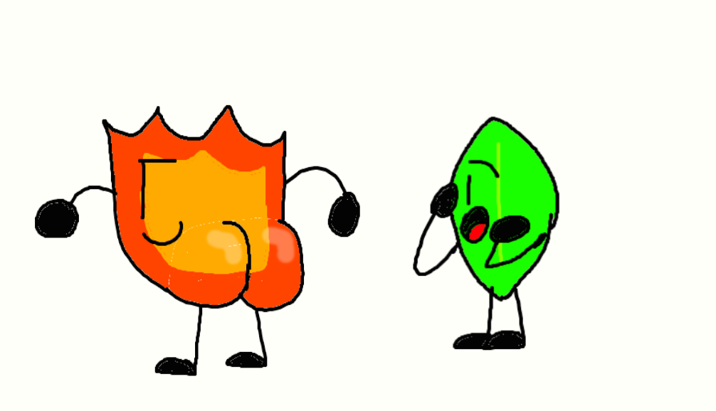 Leafy looks at firey's butt by AnBfdiBootyFan on DeviantArt