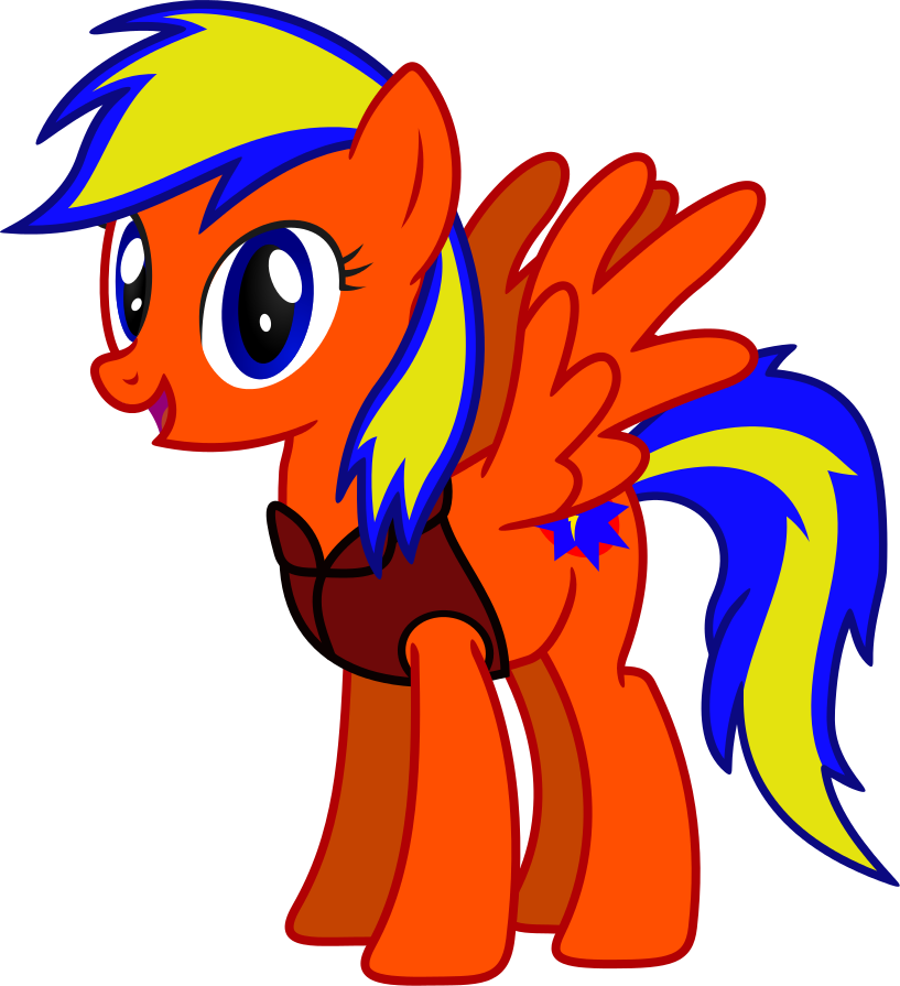 Scarlet Lightning with vest by ScarletLightning565 on DeviantArt