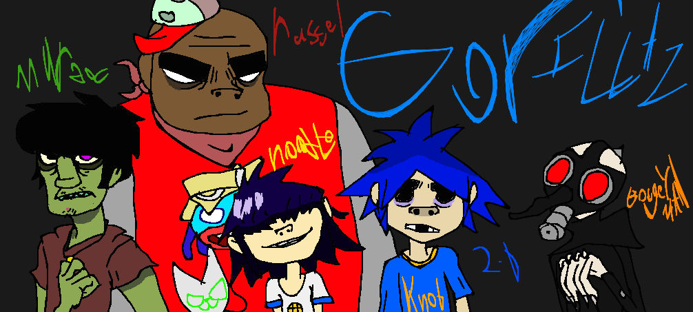 GORILLAZ by drfunk98 on DeviantArt