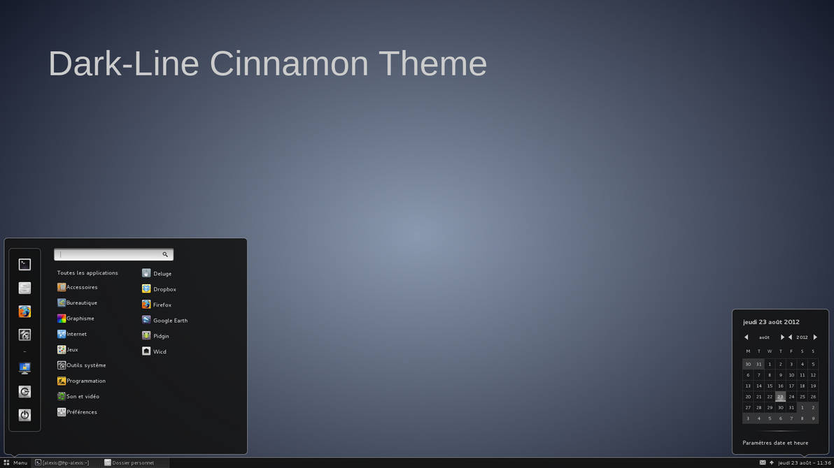 Dark-Line Cinnamon Theme by 3lazer4 on DeviantArt