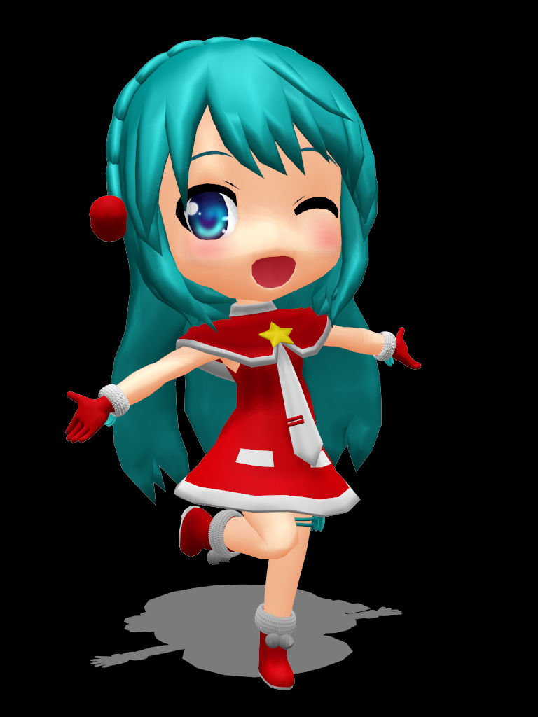 Rummy Santa Miku [DL down] by Shipposhi on DeviantArt