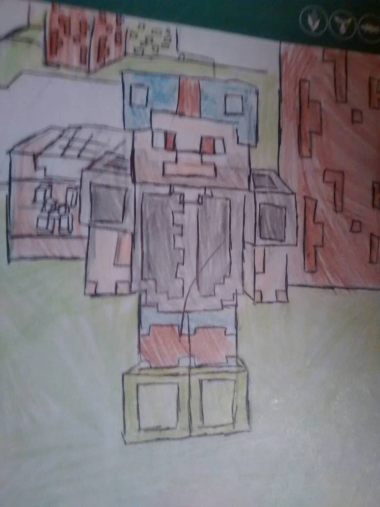Steve draw by elmateos on DeviantArt
