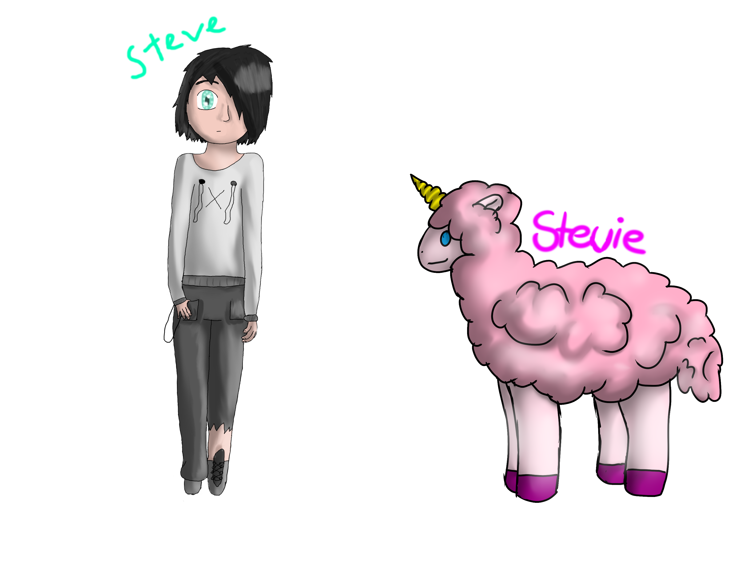 Collab: Steve And Stevie by TangIed on DeviantArt