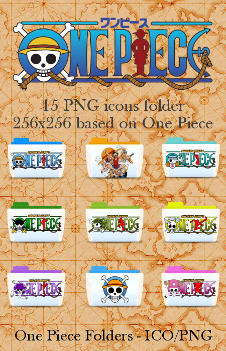 One Piece png icon folder by Crountch on DeviantArt