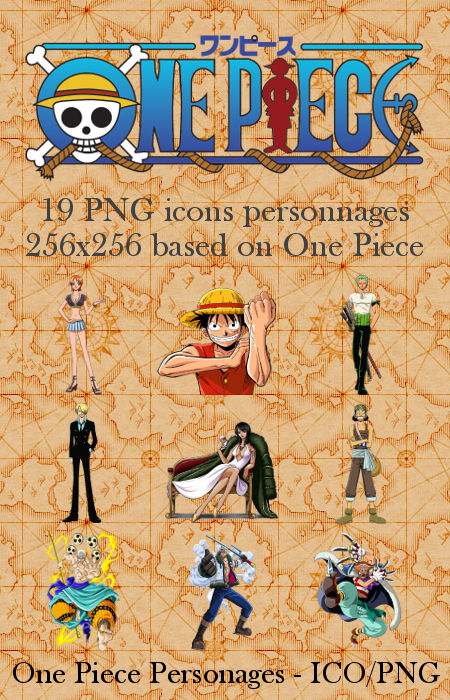 One Piece PNG icon personnages by Crountch on DeviantArt