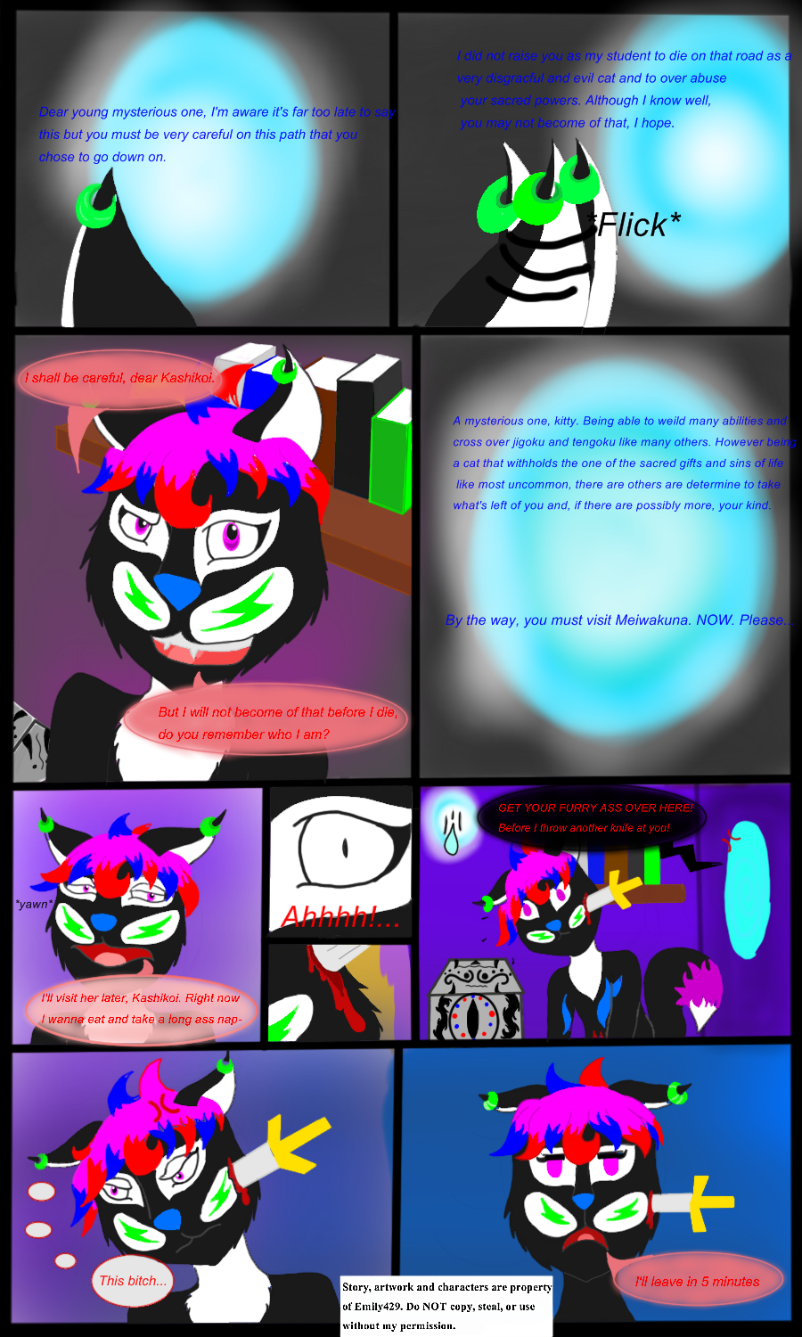 Weird Kitty Comic 1 by Weirdo429 on DeviantArt