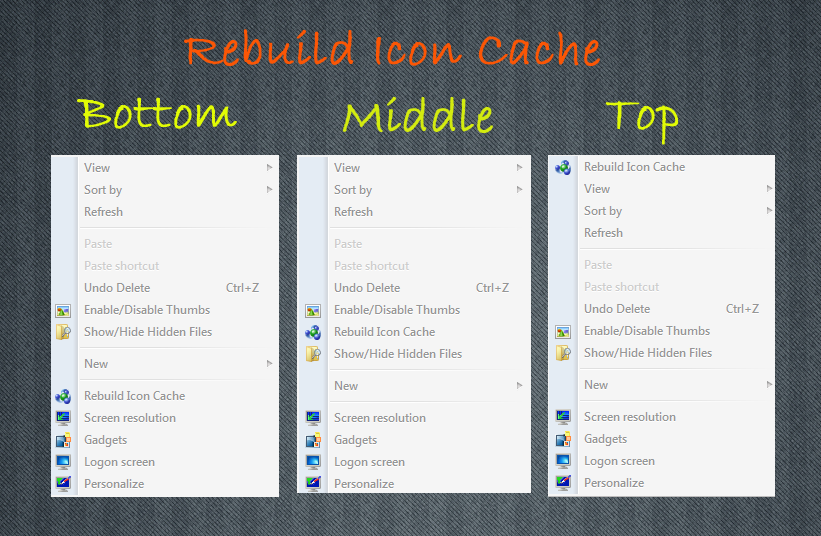 Rebuild Icon Cache v2 by gokool on DeviantArt