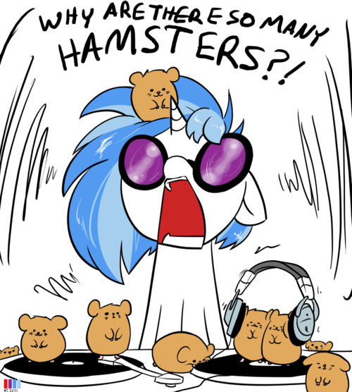 Vinyl and The Ravenous Raving Rodents by AveryRaccoon on DeviantArt