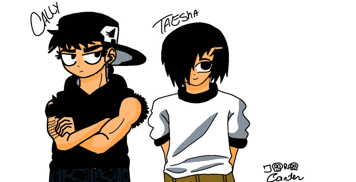 Cally and Taesha by TensaZangetsu21 on DeviantArt