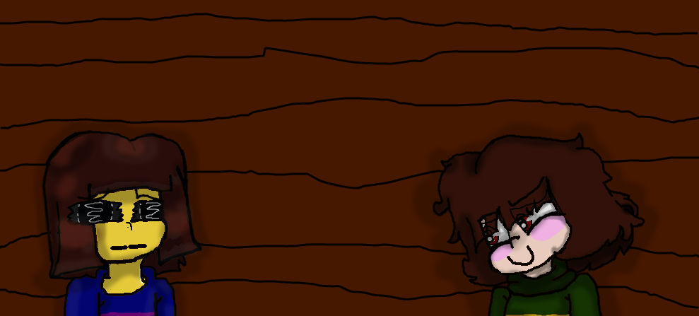 Undertale Frisk and Chara by IronThePurpleNeko on DeviantArt