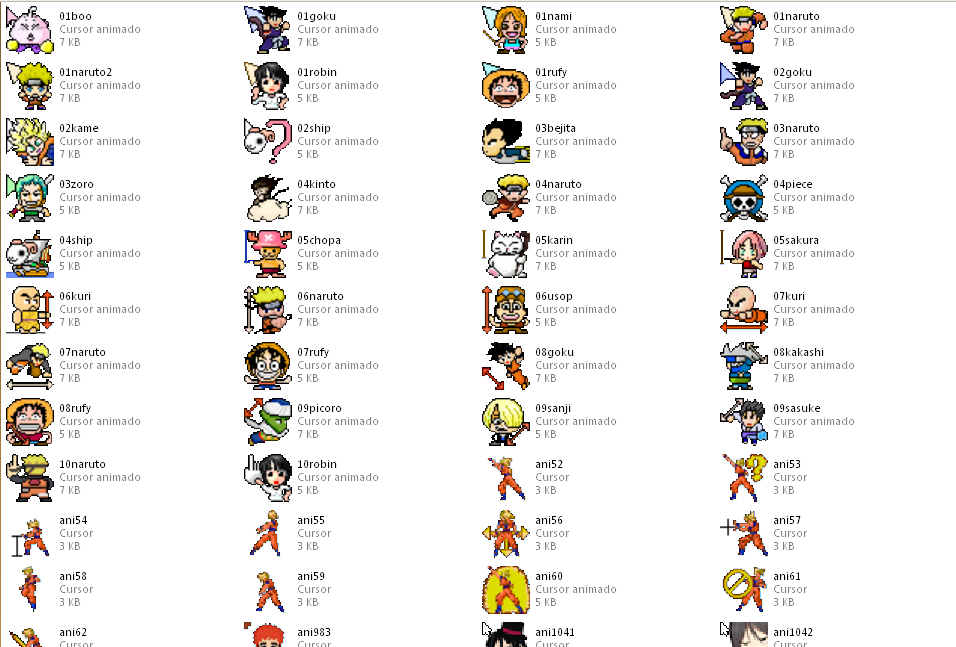 Cursores Animes by JahairaHatsu on DeviantArt