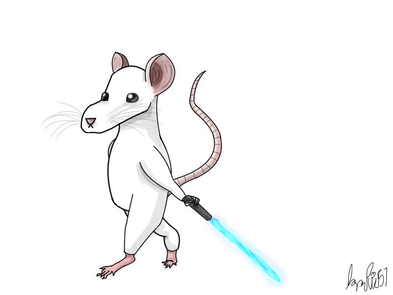Rat jedi by IamPie57 on DeviantArt