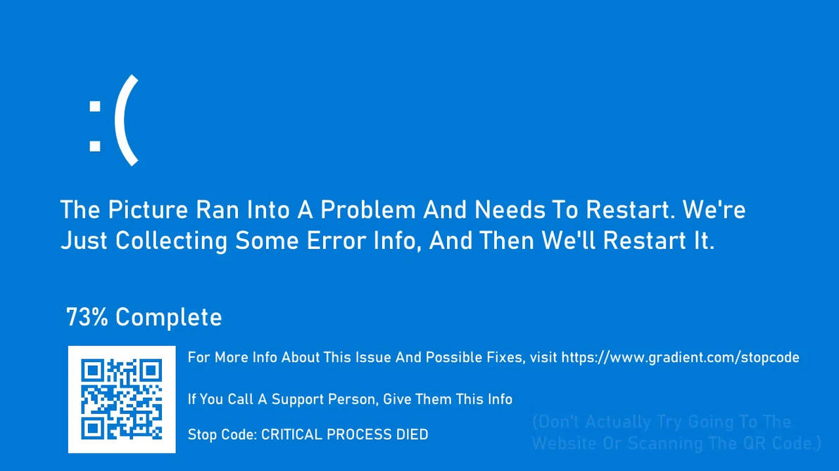 Blue Screen Of Death. by MaroDiamond9 on DeviantArt