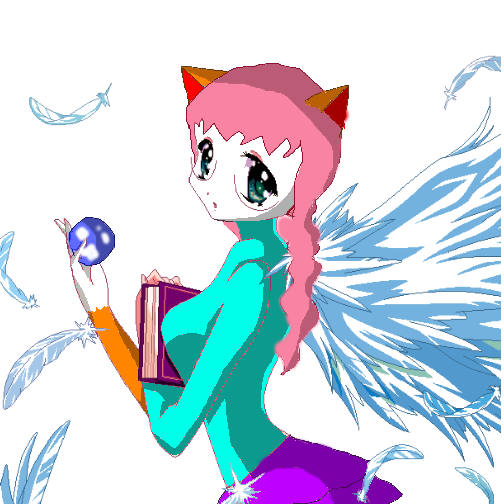 Angel Kitty by ZenaCat on DeviantArt
