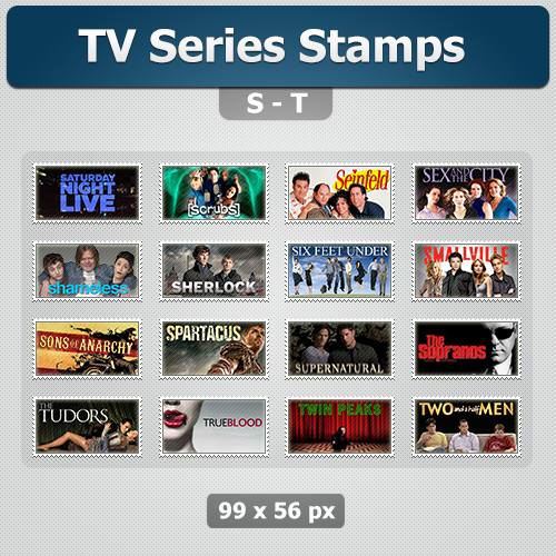 TV Series Stamps (S-T) by limav on DeviantArt
