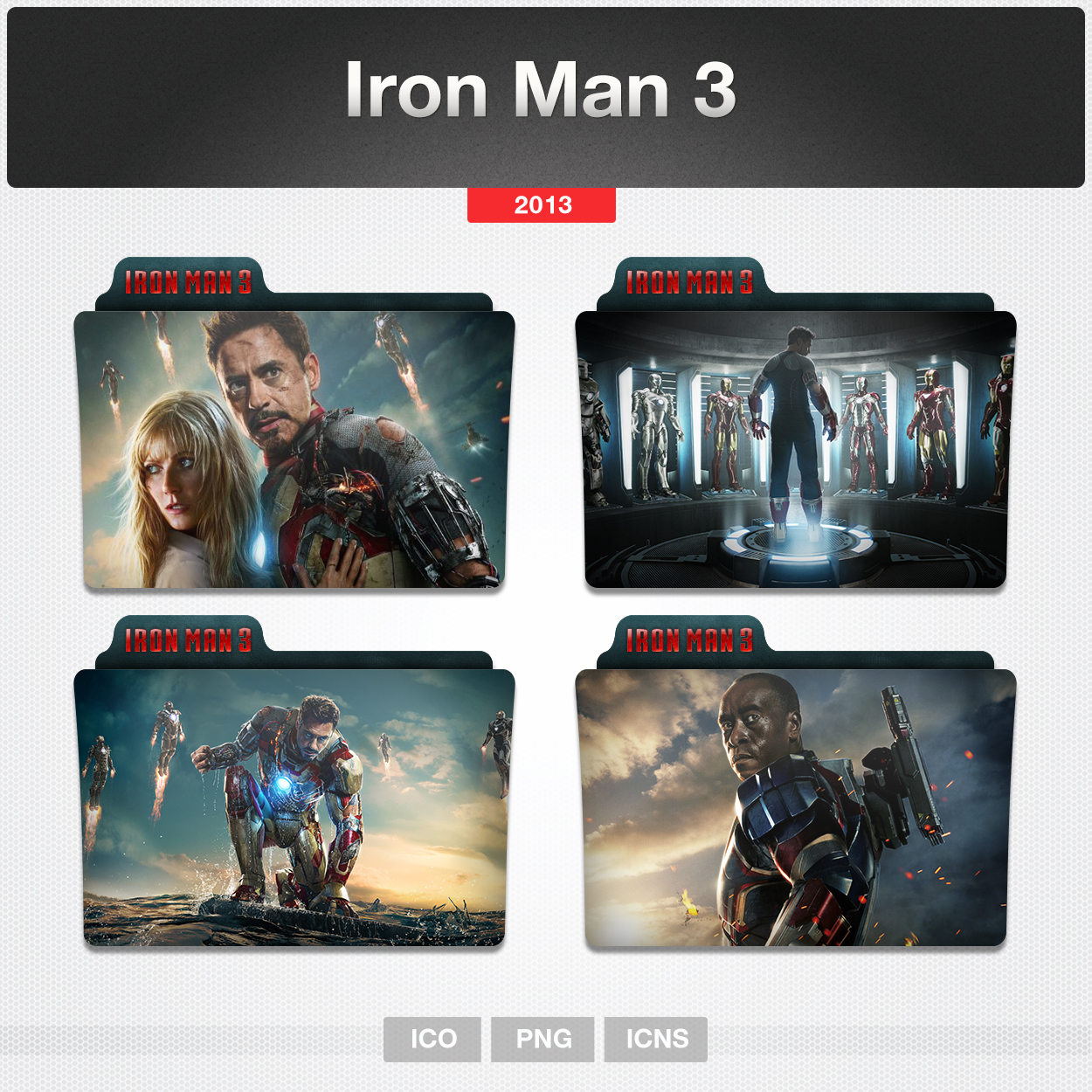 Iron Man 3 (Folder Icon) by limav on DeviantArt