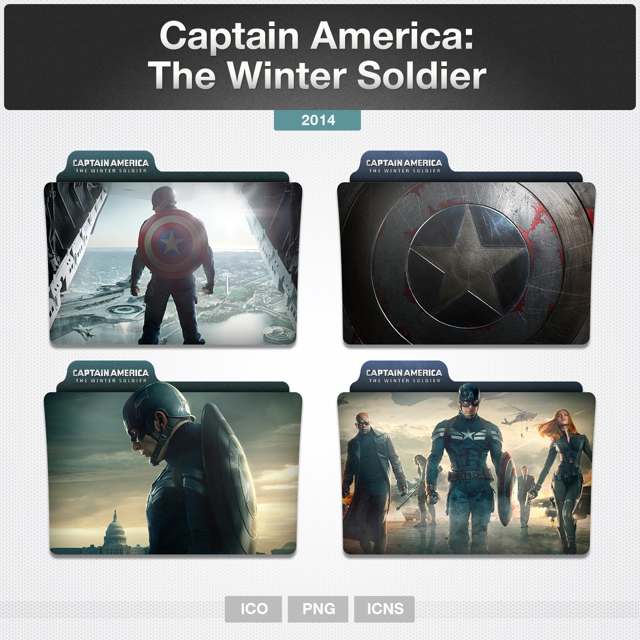 Captain America: The Winter Soldier (Folder Icon) by limav on DeviantArt