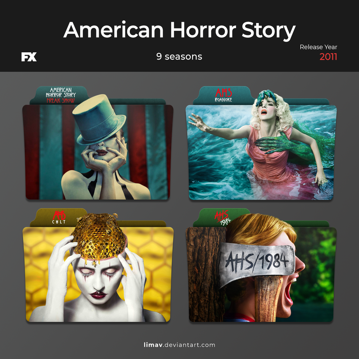 American Horror Story [Folders] by limav on DeviantArt