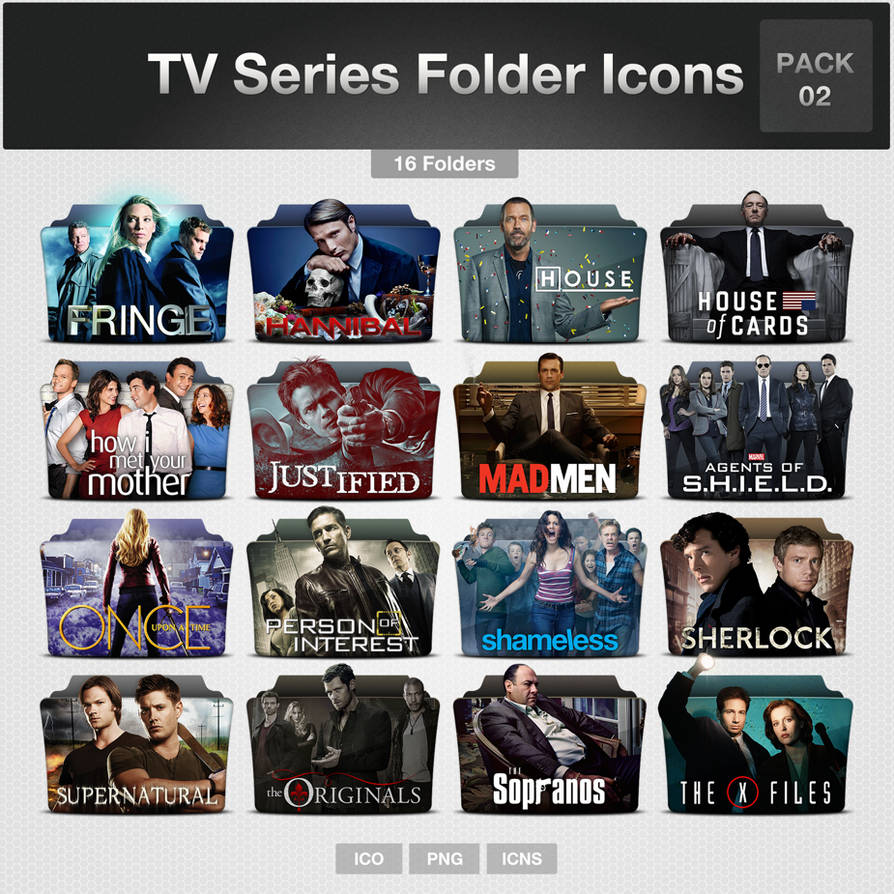 TV Series Folder Icons - PACK 02 by limav on DeviantArt