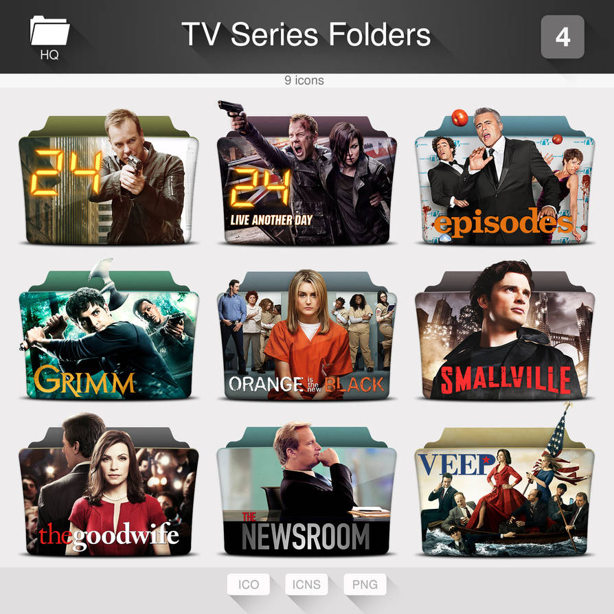 TV Series Folder Icons - PACK 04 by limav on DeviantArt