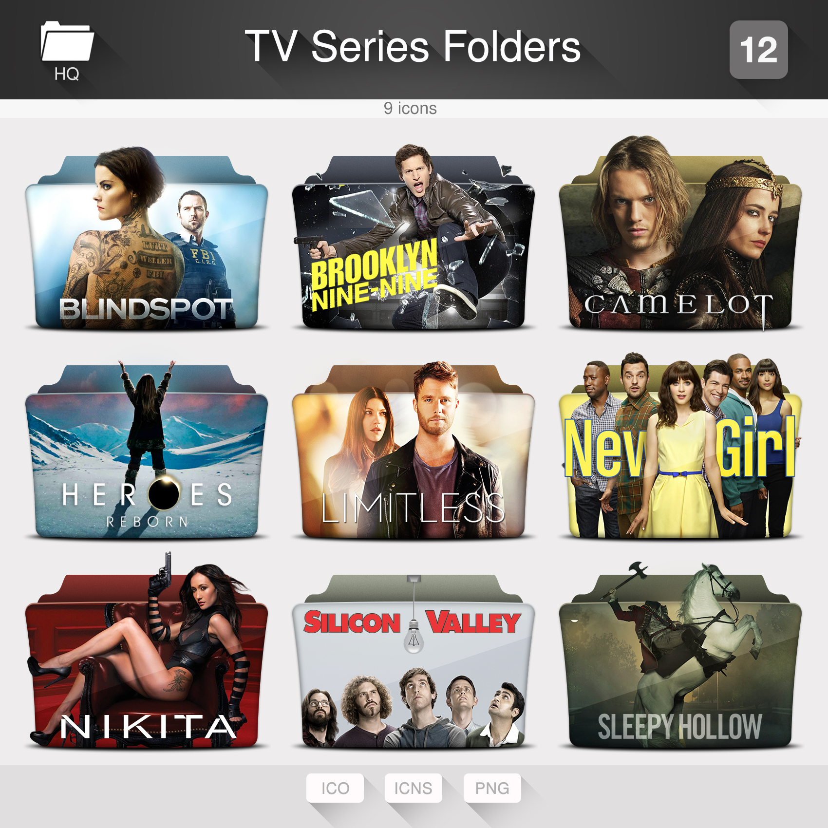 TV Series Folders - PACK 12 by limav on DeviantArt