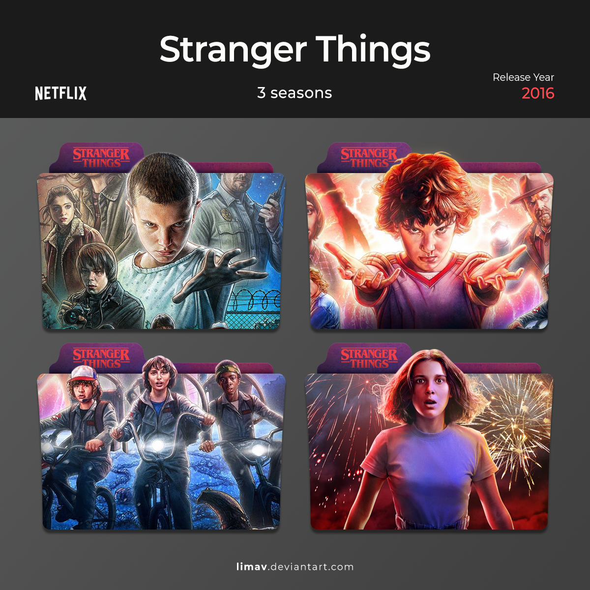 Stranger Things [Folders] by limav on DeviantArt
