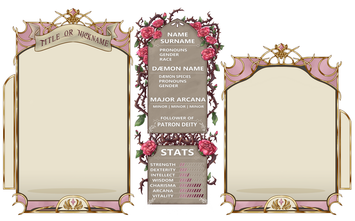 [ MoA ] Character Application by MoACompendium on DeviantArt
