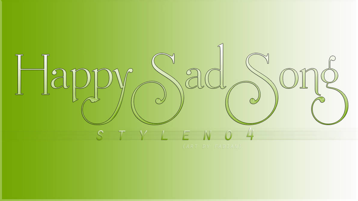 HappySadSong Style No4 by HappySadSong on DeviantArt