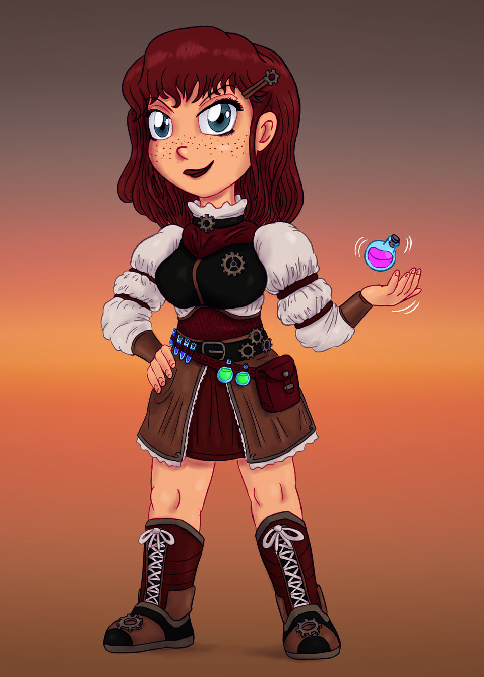 Aurora The Clockwork Alchemist by BittererSweet on DeviantArt